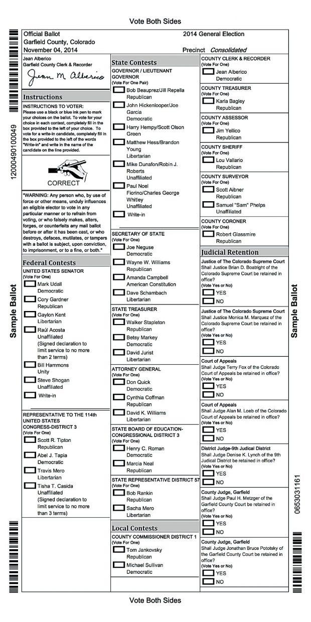 A guide to everything on your ballot | PostIndependent.com